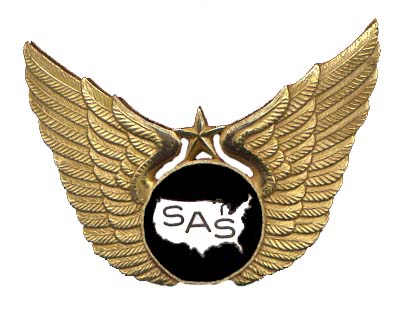 Stewart Air Service Pilot Hat Badge
